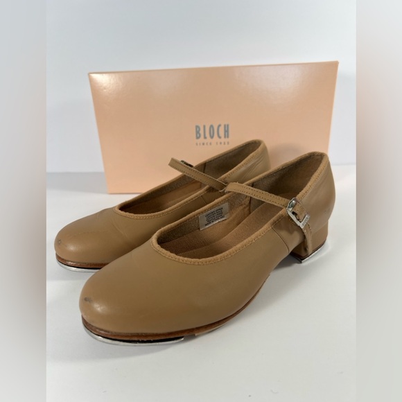 Bloch | Other | Bloch Tan Tap Shoes With Straps Size 65 | Poshmark